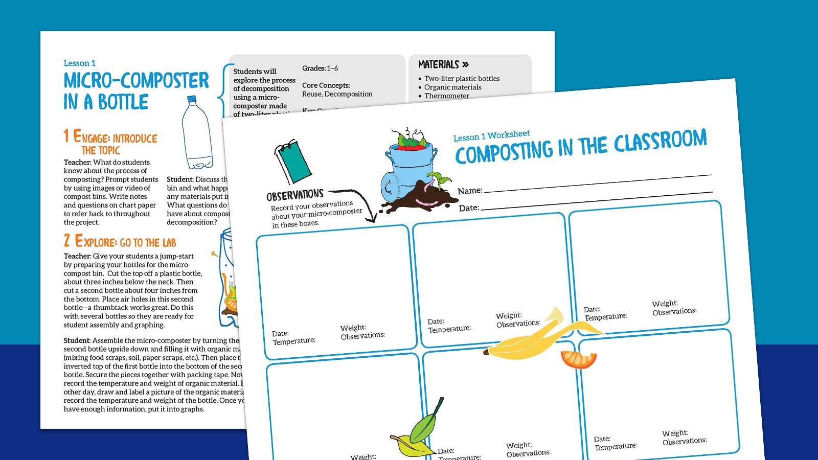 Lesson Plan: Create a Micro-Composter in a Bottle | PepsiCo Recycle Rally