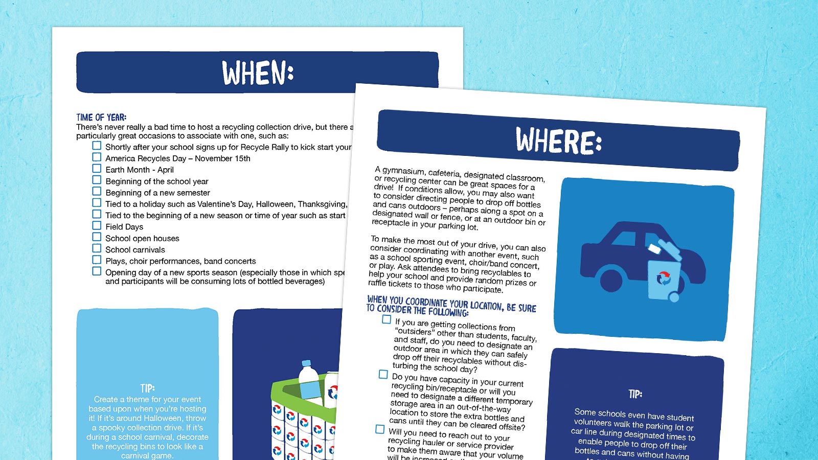 Free Recycling Collection Drive Guide and Other Tools - Recycle Rally