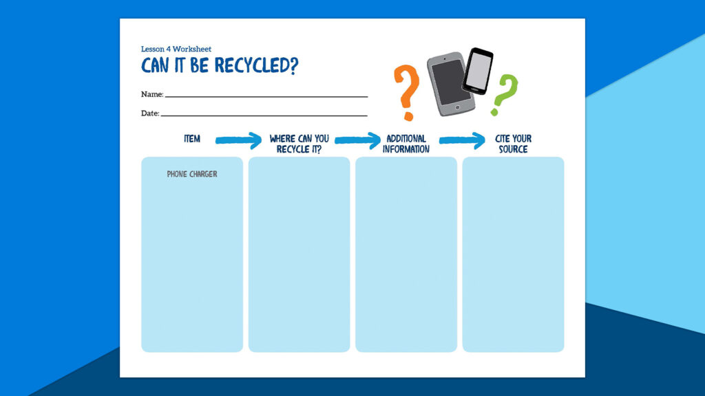 Recyclable Items Lesson Plan: What Items Can You Recycle?