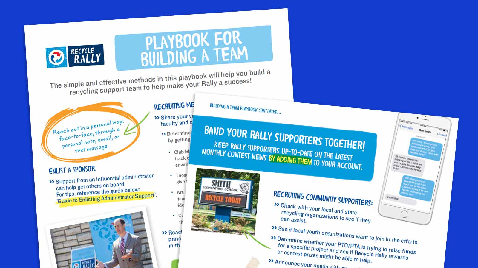 Free Guide: Playbook for Building a School Recycling Team