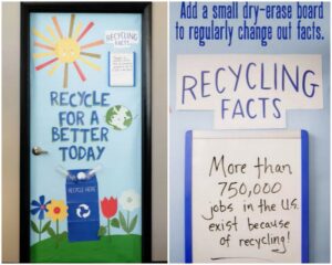 Free Printable Recycling Classroom Door Decorations For Teachers