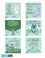 Free Printable Thank You for Recycling Notes